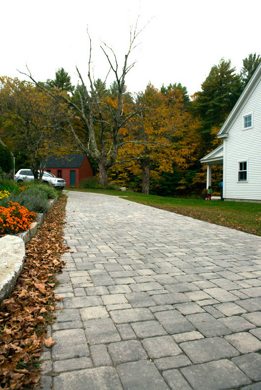 Custom Stone Wall & Lush Garden Project - Traditional - Garden ...