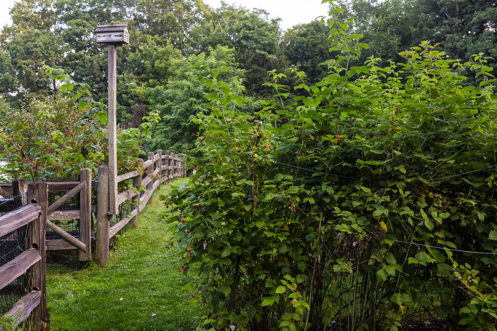 Custom Stone Wall & Lush Garden Project - Traditional - Landscape ...