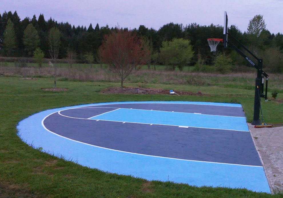 Daniel P's Pro Dunk Platinum Basketball System on a 50x26 in Corvallis ...