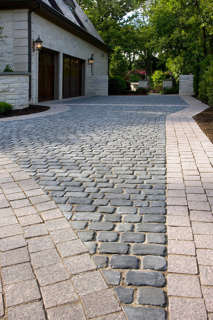 Circular Paver Driveway