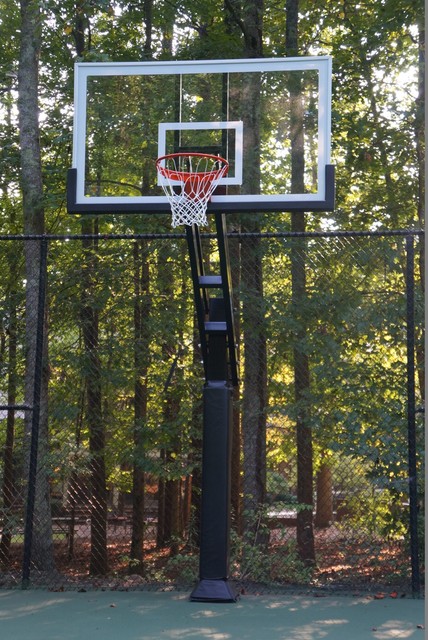 David B's Pro Dunk Platinum Basketball System on a 50x42 in Marietta ...