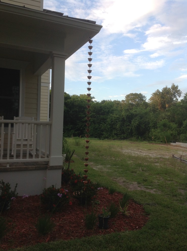Decorative Downspouts - Landscape - Orlando - by Monarch Rain Chains ...