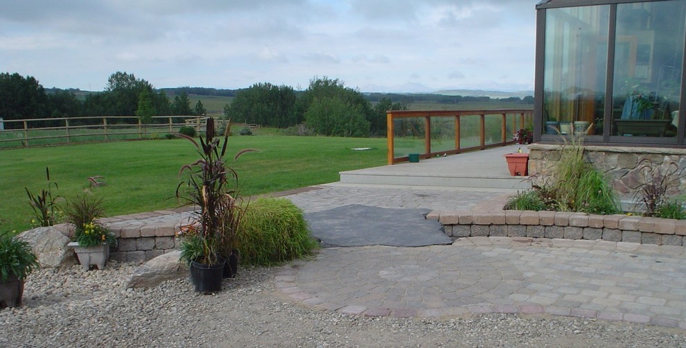 Decorative Swale - Farmhouse - Landscape - Calgary - by Gardenscapes ...