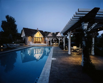 Denver Pool House and Pergola - Landscape - Denver - by Doug Walter ...