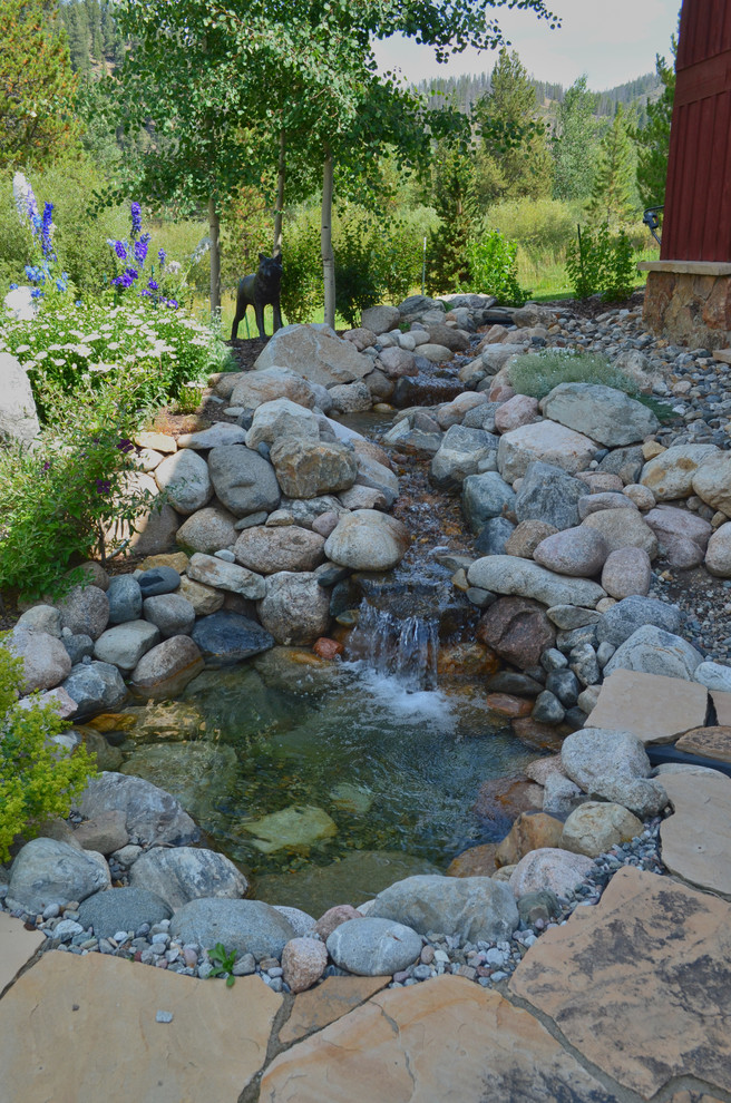Design - Build Mountain Home Landscape in Breckenridge, CO - Rustic ...