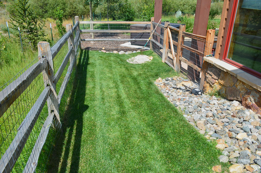 Design - Build Mountain Home Landscape in Breckenridge, CO - Rustic ...