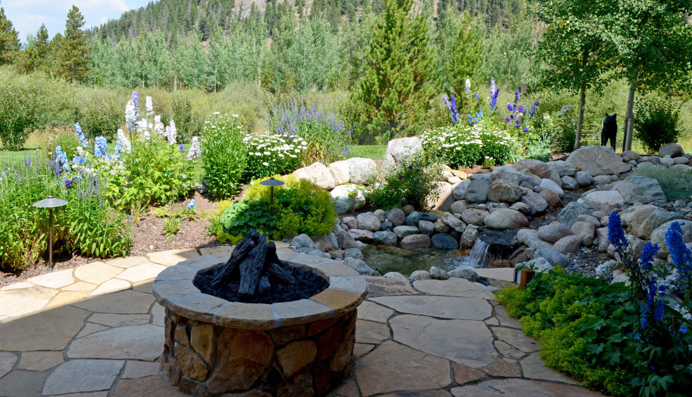 Design - Build Mountain Home Landscape in Breckenridge, CO - Rustic ...