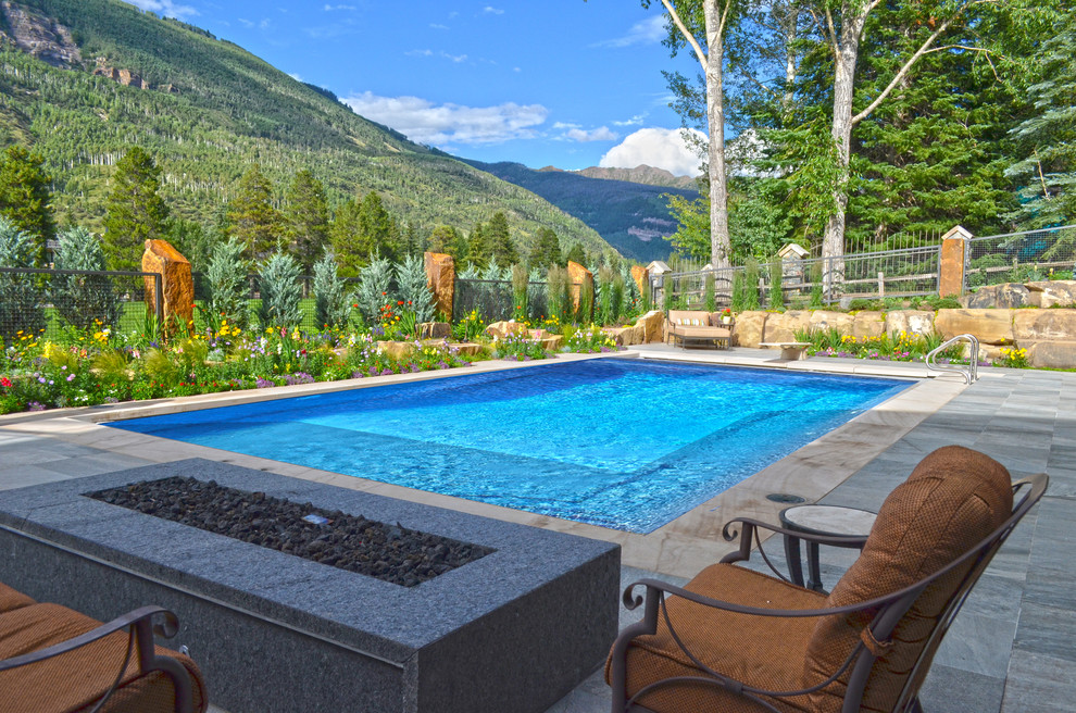 Design - Build Mountain Home Landscape in Vail, CO - Modern - Landscape ...