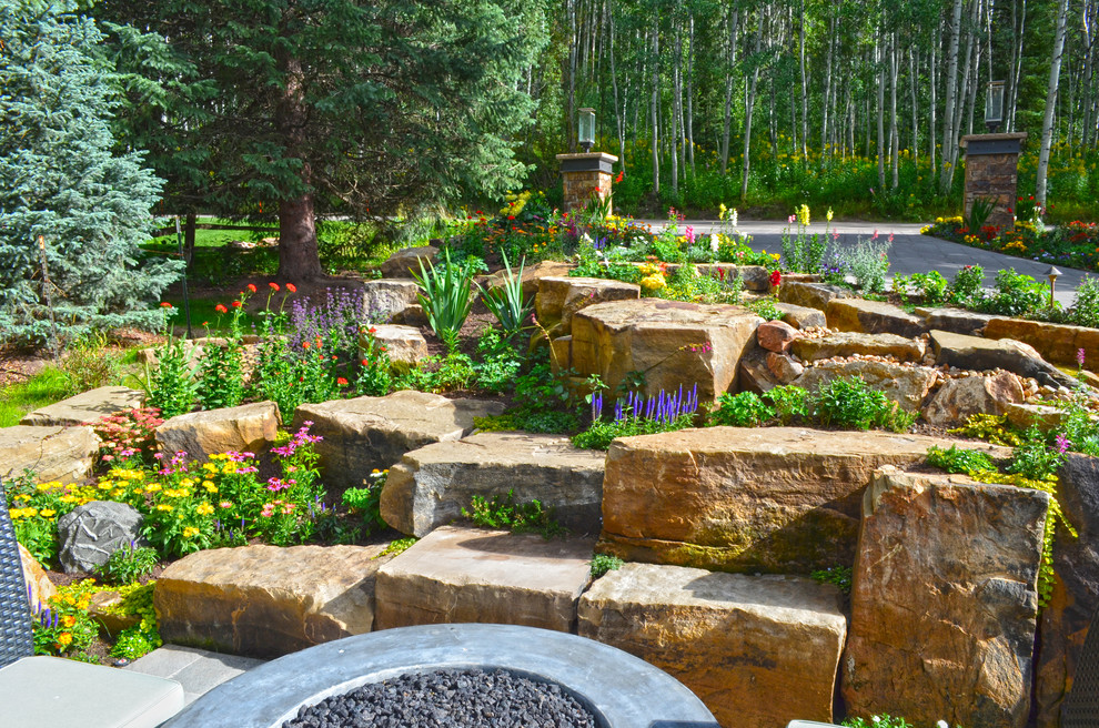 Design - Build Mountain Home Landscape in Vail, CO - Modern - Landscape ...