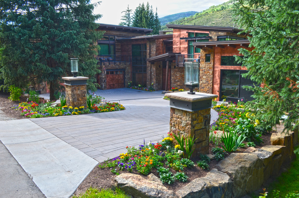 Design - Build Mountain Home Landscape in Vail, CO - Modern - Landscape ...