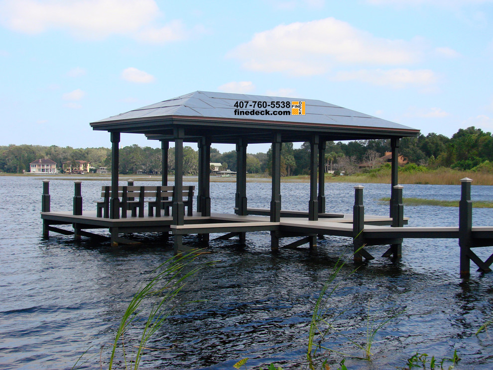 Dock at Lake Down, Windermere FL - Traditional - Landscape - Orlando ...