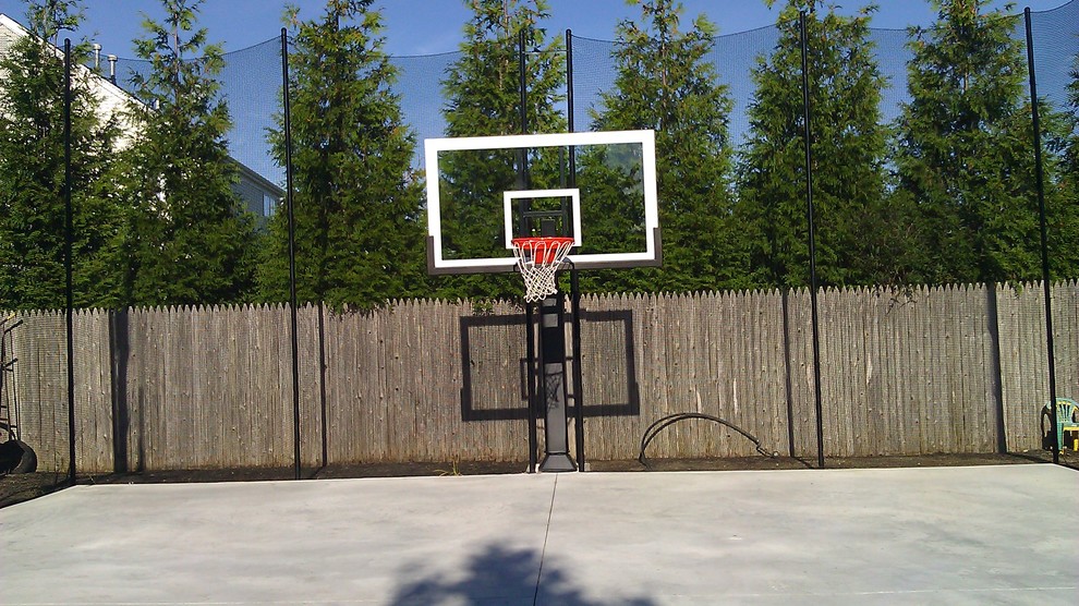 Donna D's Pro Dunk Platinum Basketball System on a 30x30 in Wading ...