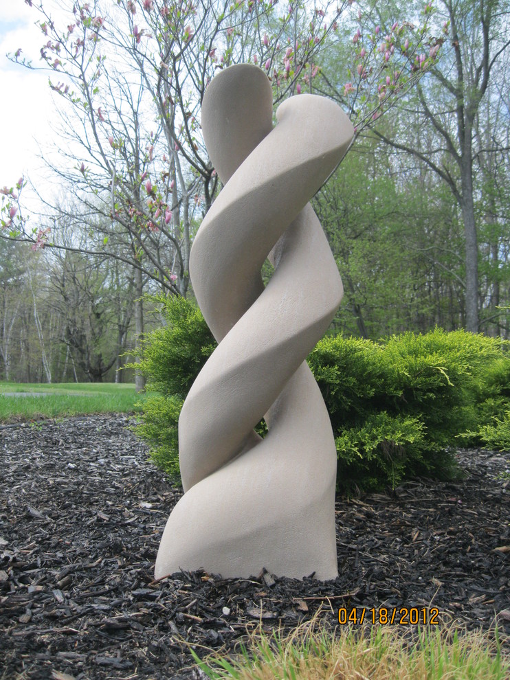 Double Helix Sculpture - Eclectic - Landscape - Phoenix - by Carved In ...
