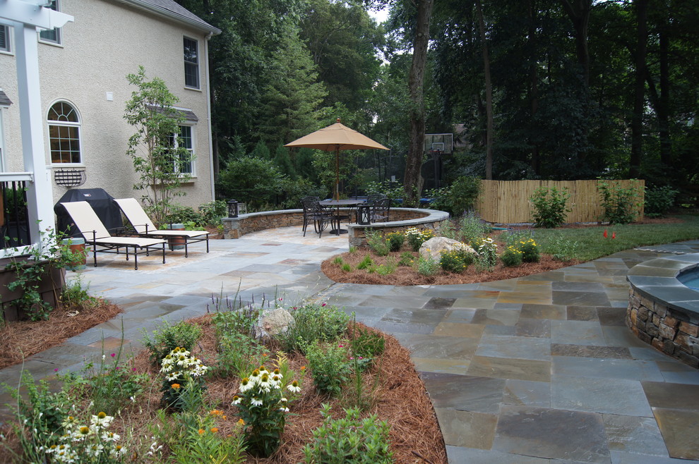 Downingtown Pa backyard makeover - Traditional - Landscape ...