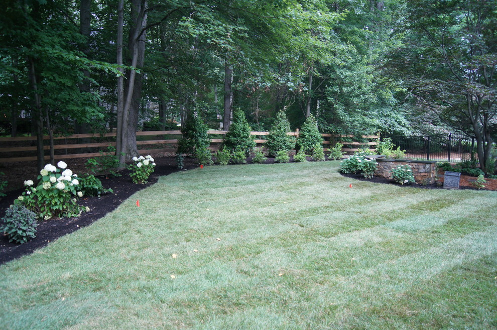 Downingtown Pa backyard makeover - Traditional - Landscape ...