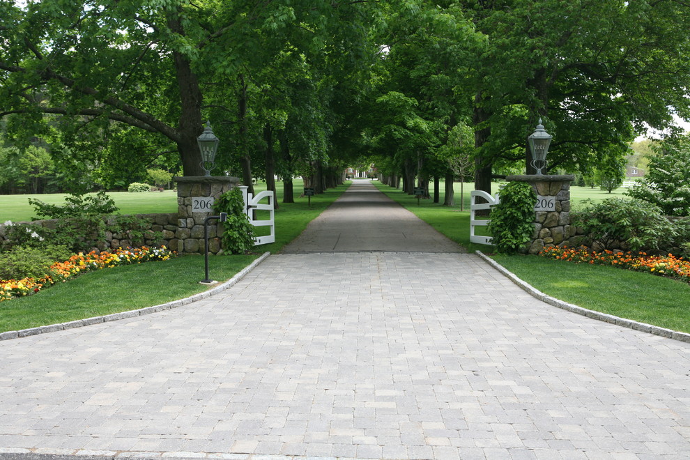 Driveways and Courtyards - Traditional - Landscape - Boston - by The ...
