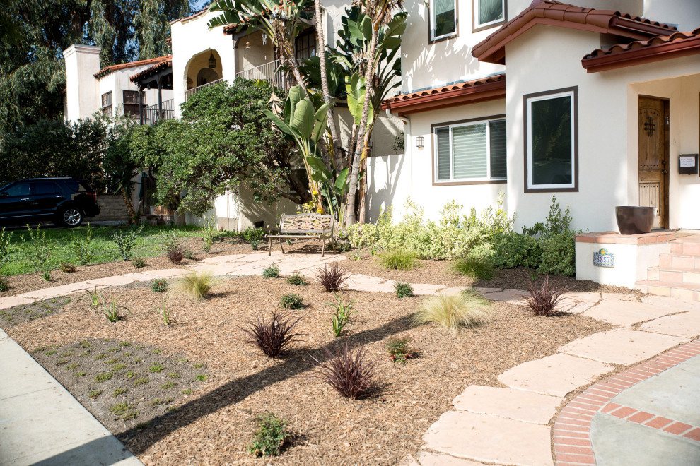 Drought Tolerant Front Yard Landscaping in West Los Angeles ...