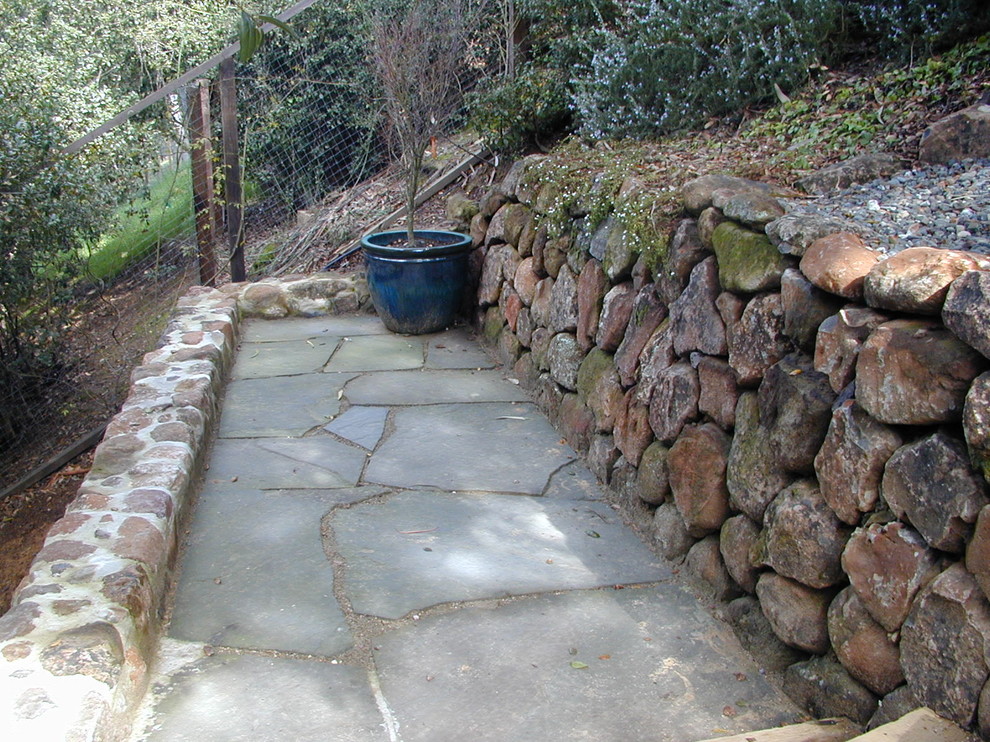 Dry Laid, Stucco and Block Walls - Klassisch - Garten - San Francisco ...