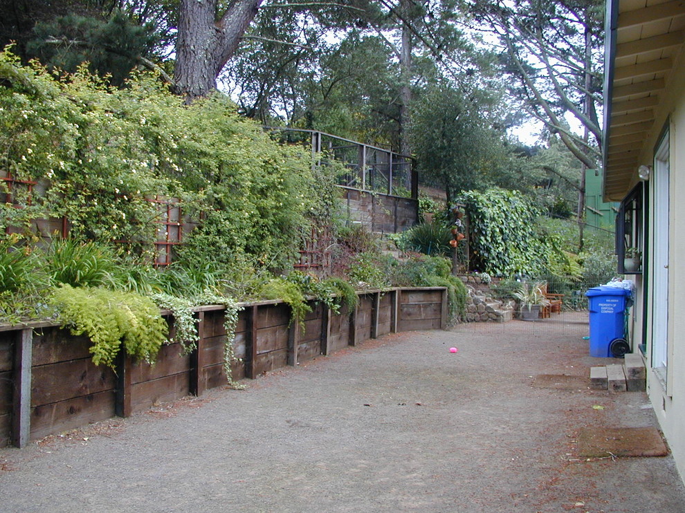 Dry Laid, Stucco and Block Walls - Traditional - Landscape - San ...