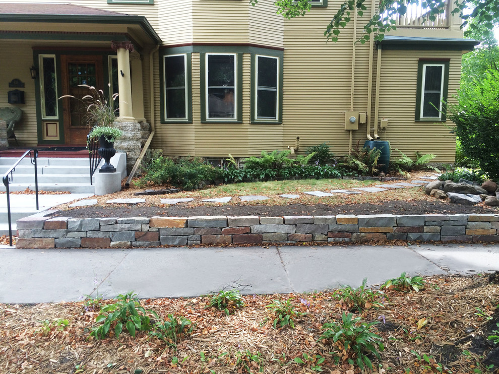 Dry Stacked Chilton Wall - Eclectic - Landscape - Minneapolis - by ...