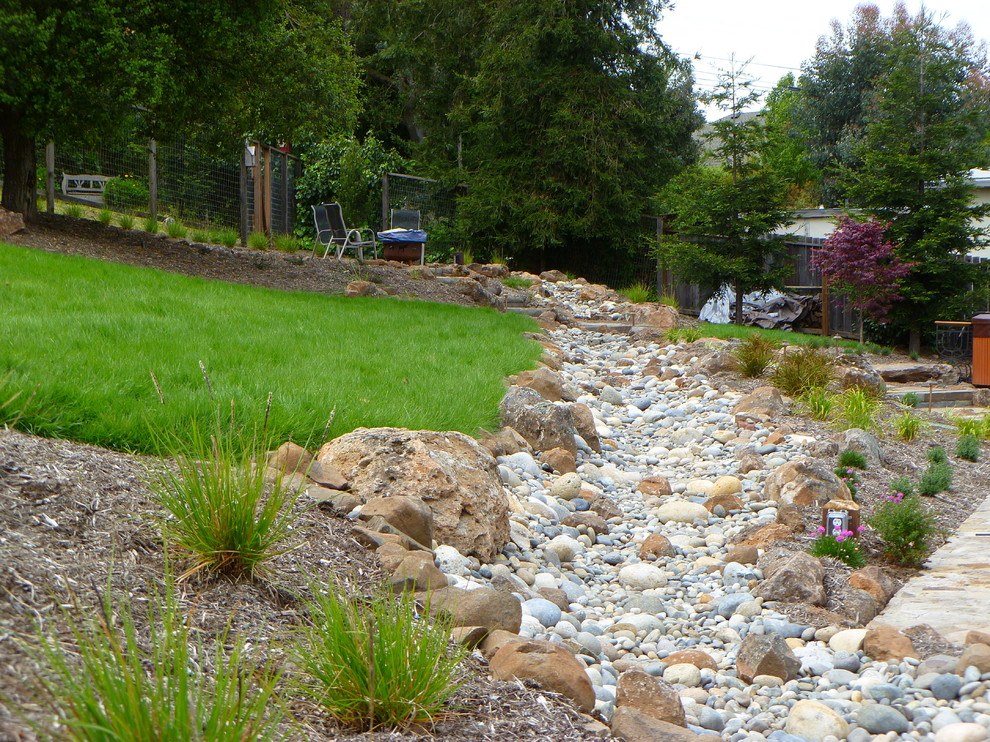 Dry Stream Bed - Traditional - Landscape - San Francisco - by O'Connell ...