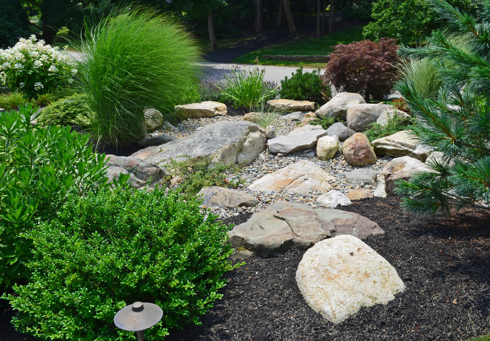 Dry Stream Beds - Traditional - Landscape - Boston - by Seoane ...