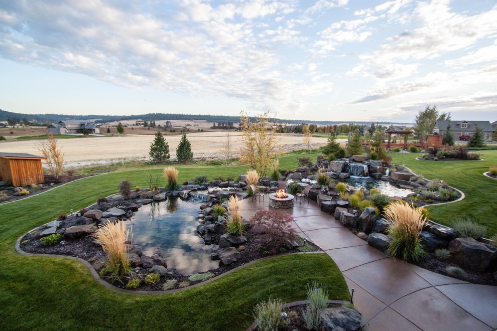 Eastern Washington Backyard Resort - Rustic - Landscape - Seattle - by ...