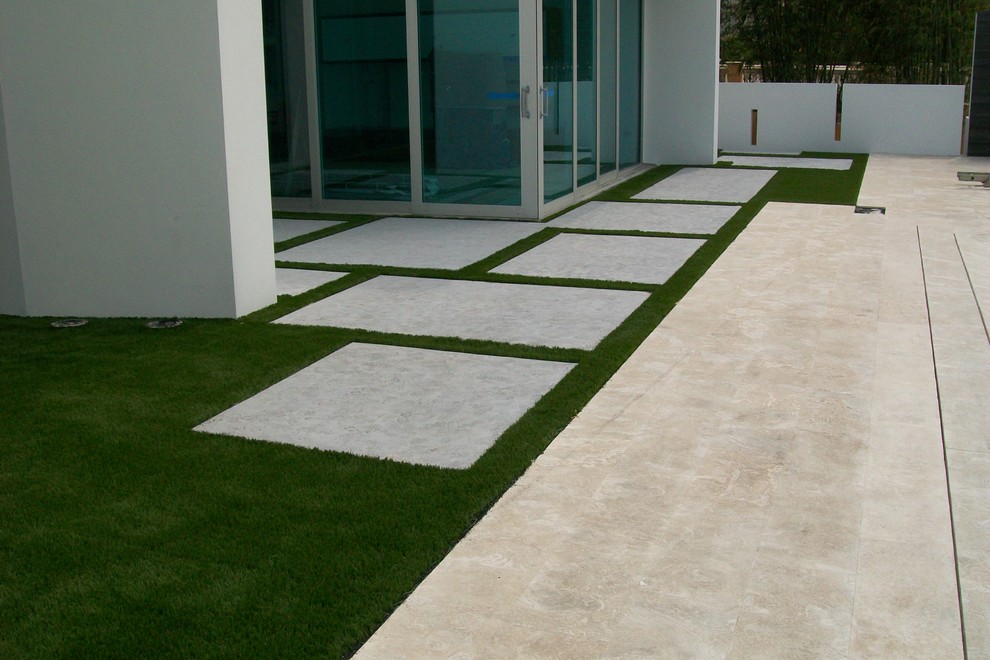 EasyTurf with Paver Stones - Modern - Landscape - San Diego - by ...