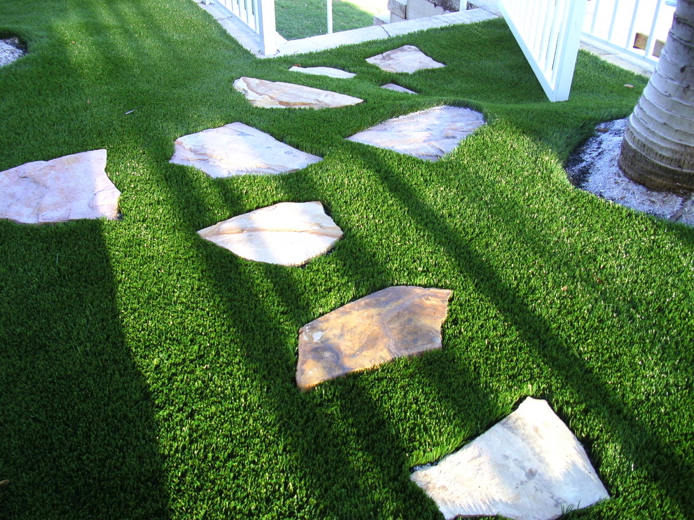 EasyTurf with Paver Stones - Modern - Landscape - San Diego - by ...