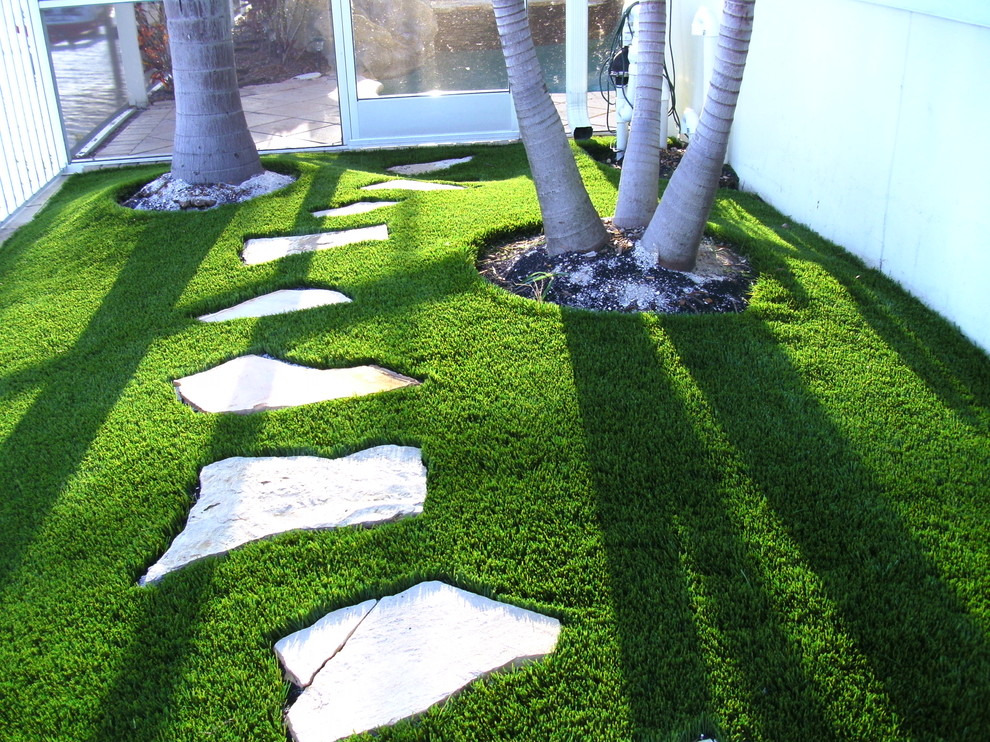 EasyTurf with Paver Stones - Modern - Landscape - San Diego - by ...