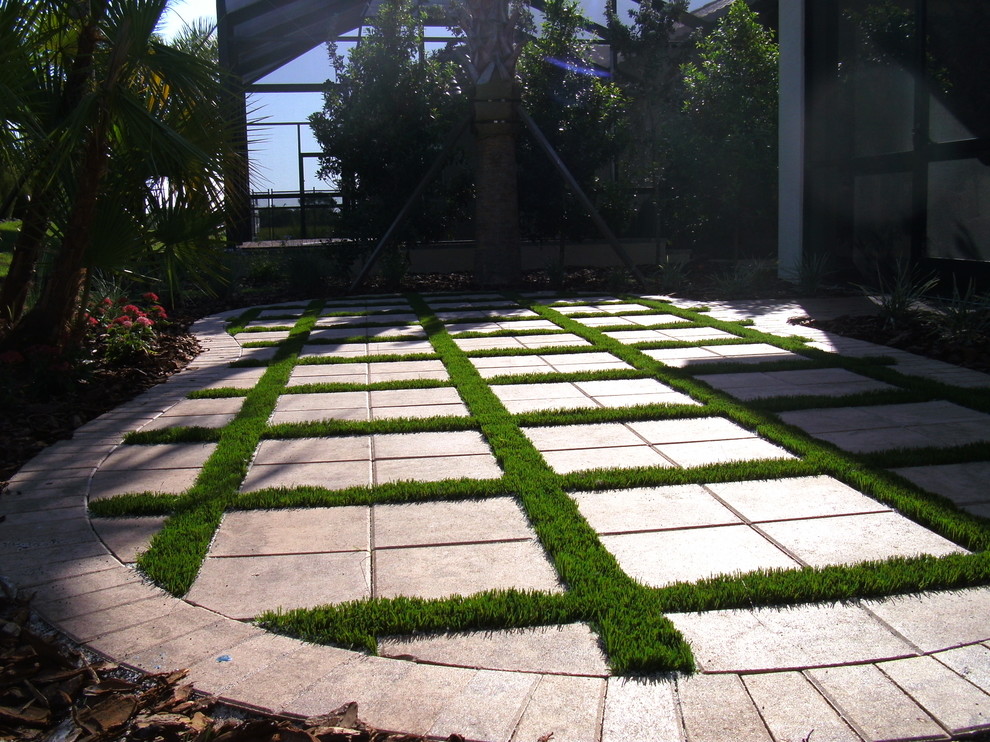 EasyTurf with Paver Stones - Modern - Landscape - San Diego - by ...