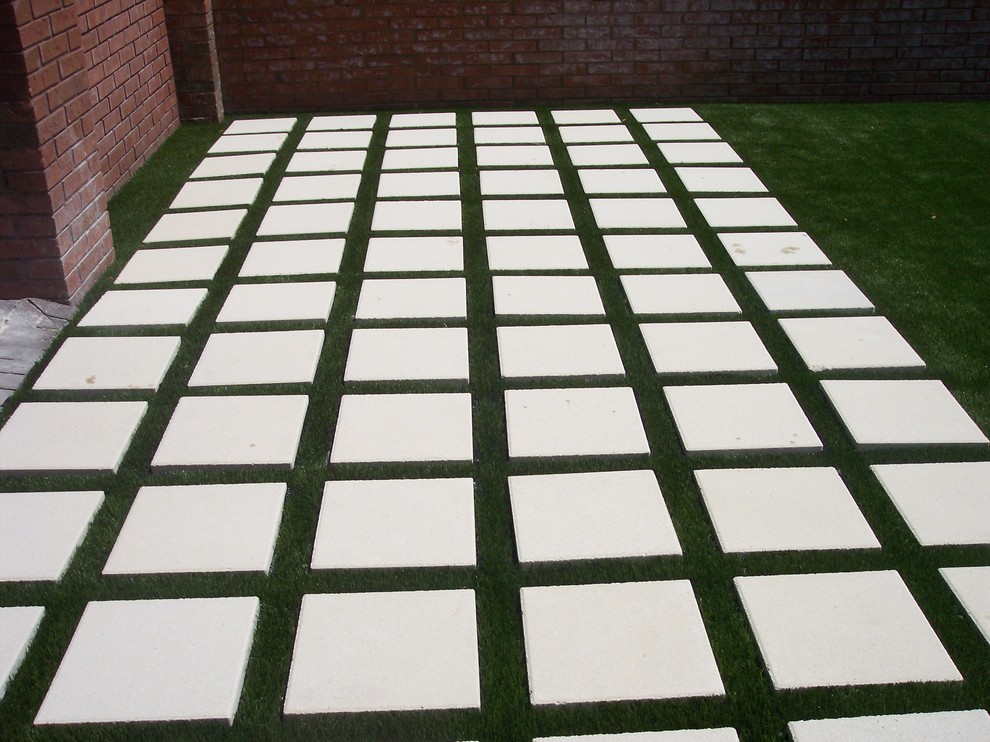EasyTurf with Paver Stones - Modern - Landscape - San Diego - by ...