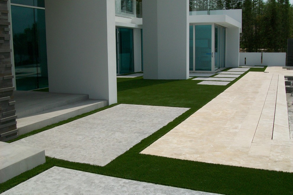 EasyTurf with Paver Stones - Modern - Landscape - San Diego - by ...