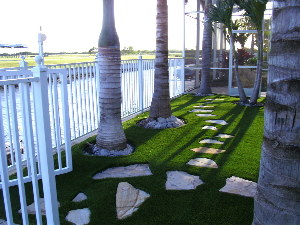 EasyTurf with Paver Stones - Modern - Landscape - San Diego - by ...