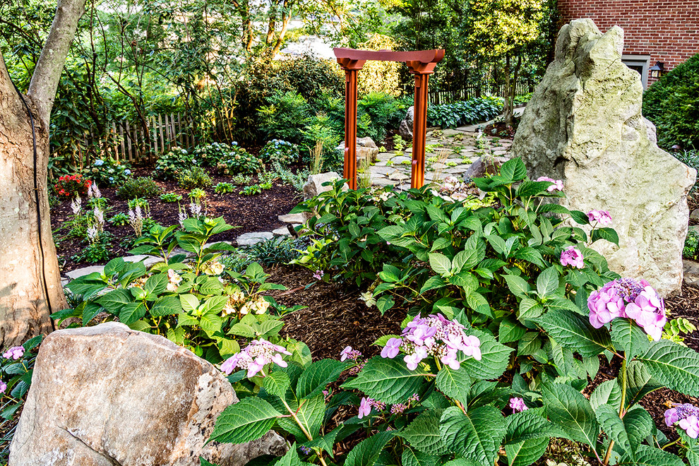 Eclectic Backyard Garden - Traditional - Landscape - DC Metro - by ...