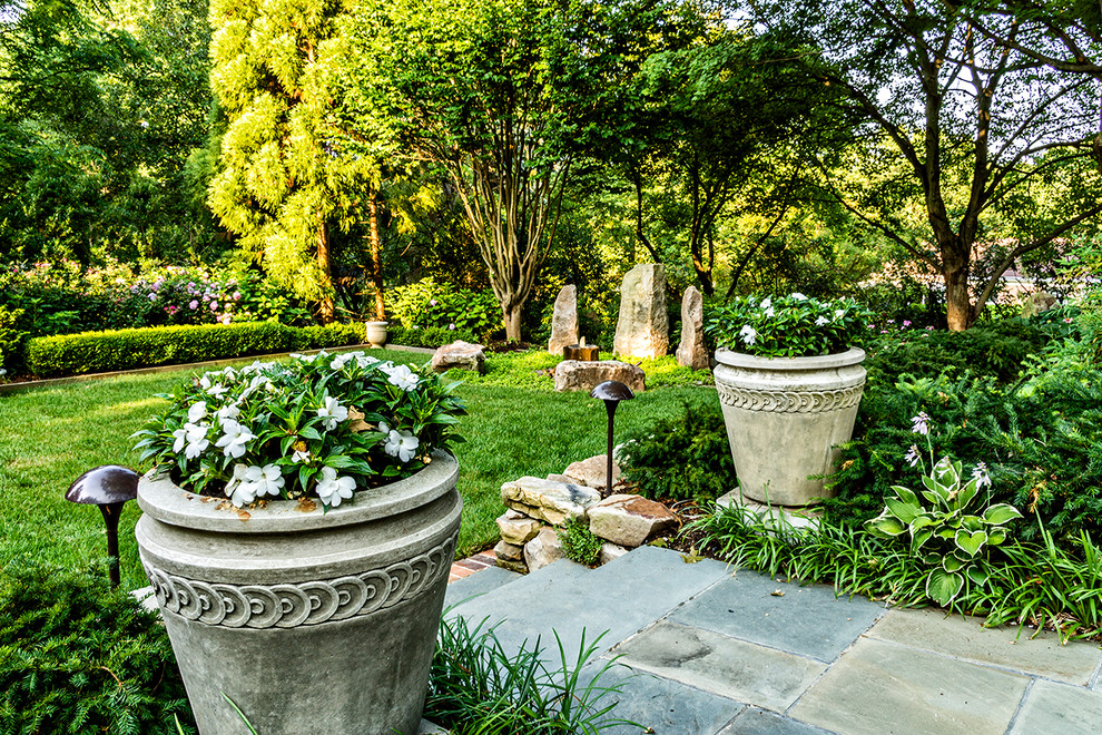 Eclectic Backyard Garden - Traditional - Landscape - DC Metro - by ...
