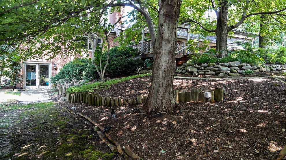 Eclectic Backyard Garden - Traditional - Landscape - DC Metro - by ...
