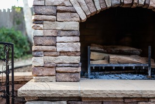El Dorado Stacked Stone Panels - Rustic - Landscape - Orange County ...