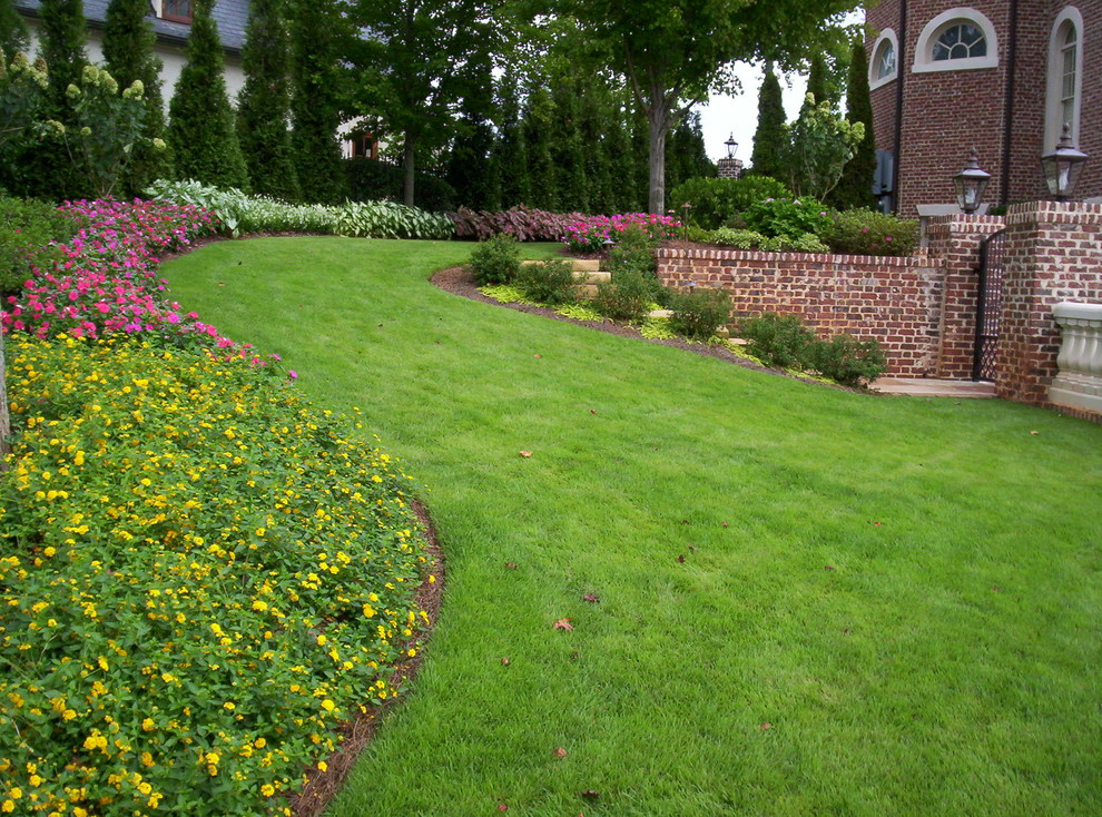 Elegant Georgian Manor House & Garden - Traditional - Landscape ...
