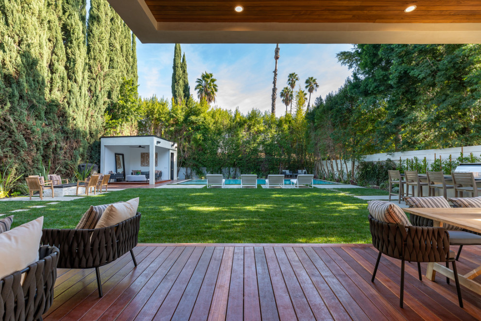 encino back yard - Contemporary - Landscape - Los Angeles - by US Home ...