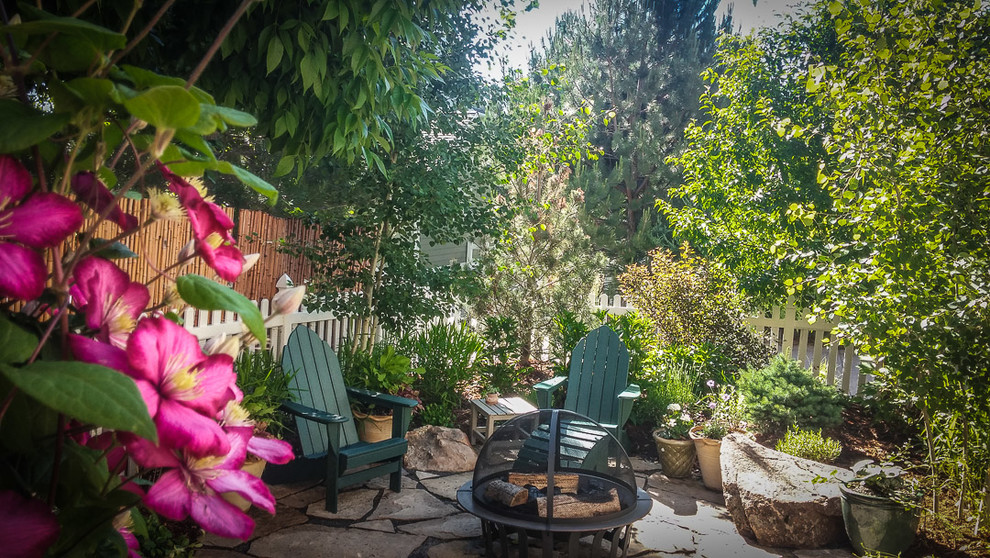 English Style Courtyard Garden - Traditional - Landscape - Denver - by ...
