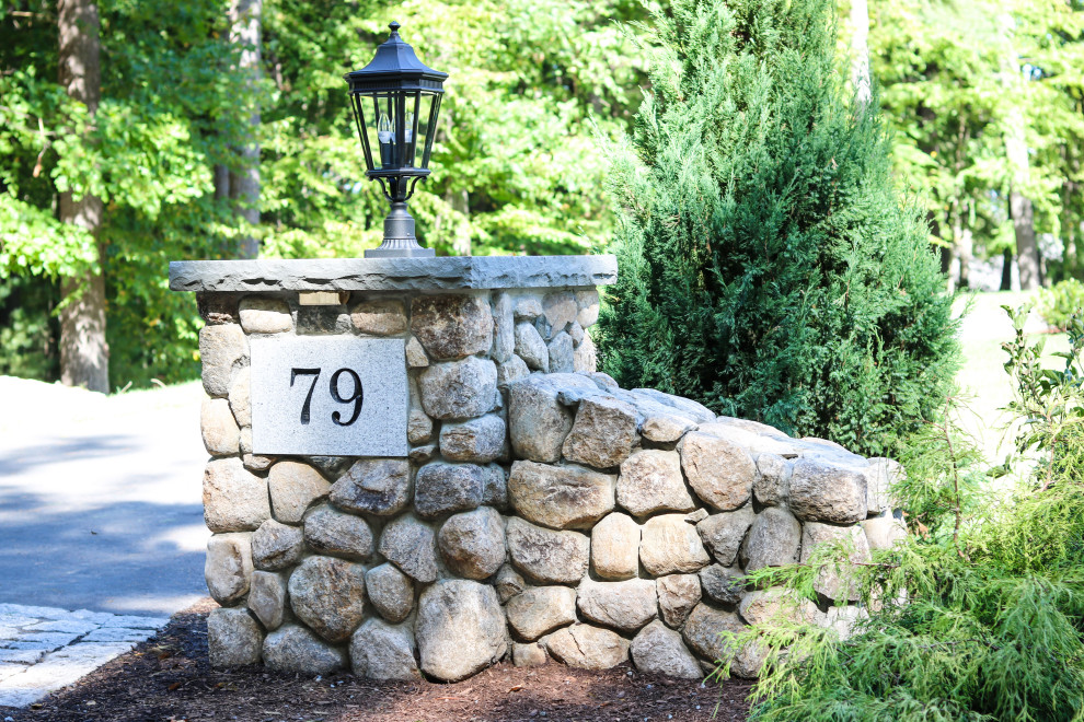 Entrance Pillar - Traditional - Landscape - Boston - by The Narrow Lane ...