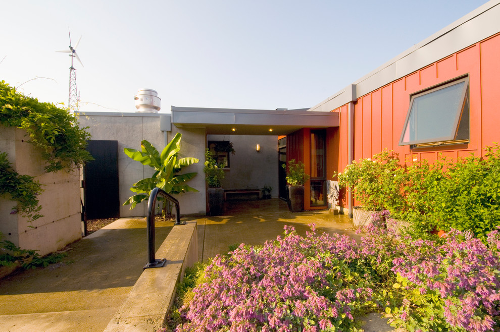 Entry Courtyard - Contemporary - Landscape - Portland - by TELFORD ...