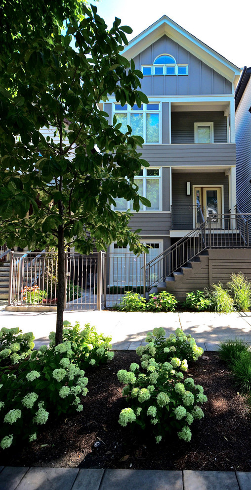 Entry Garden for a City Home - Contemporary - Landscape - Chicago - by ...