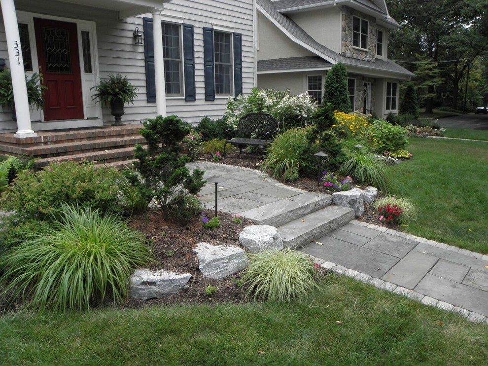 Entryway Patios & Landscaping - Traditional - Landscape - New York - by ...