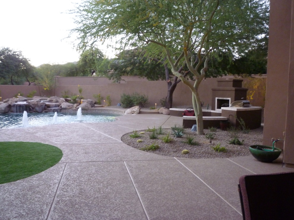 Expanded Pool Deck - Contemporary - Garden - Phoenix - by MTH Design ...