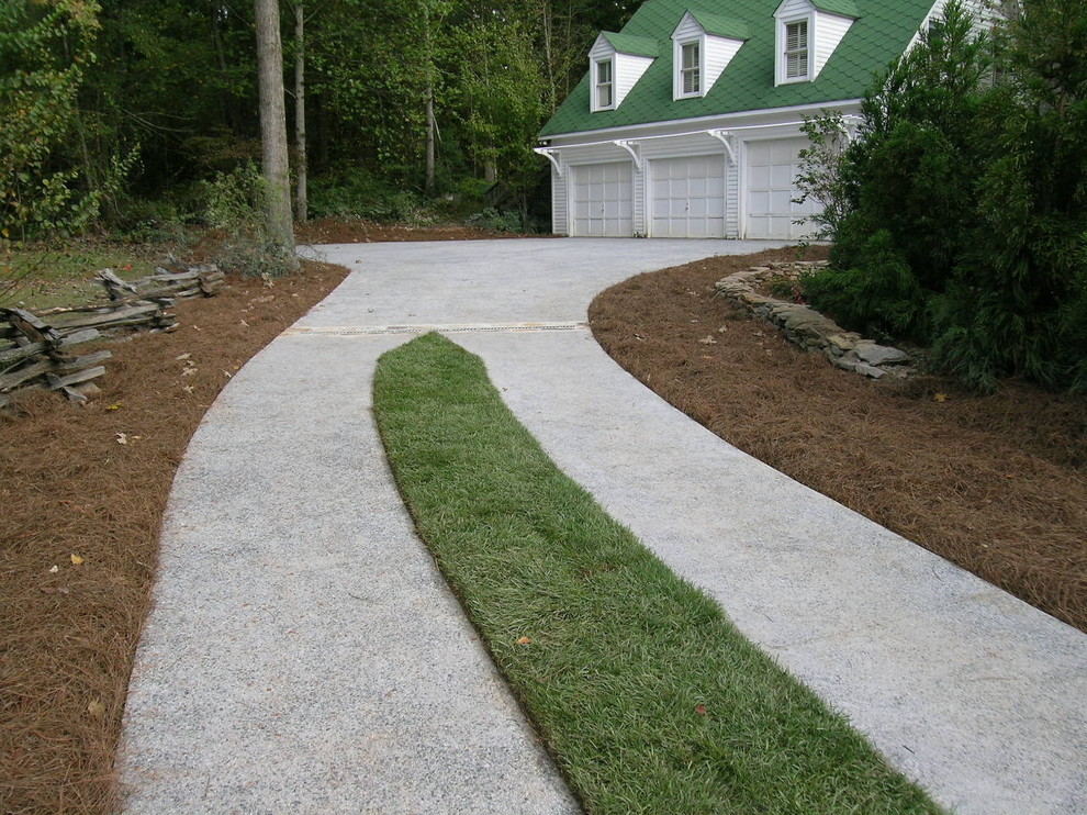 Exposed Aggregate Driveway - Traditional - Garden - Atlanta - by Legacy ...