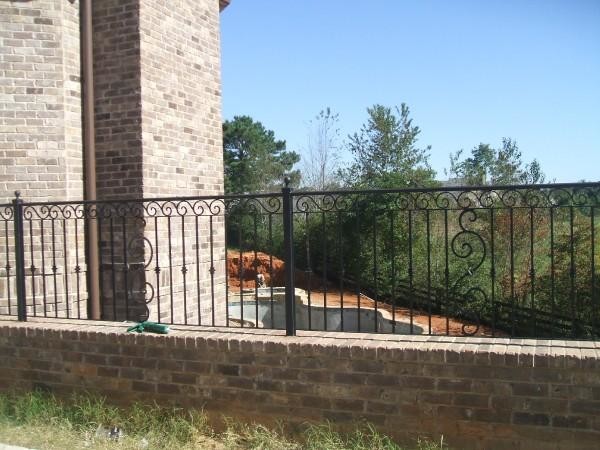 Exterior Wrought Iron Handrail / Railing - Mediterranean - Landscape ...