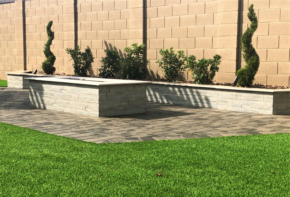 Falcon Landscapes Belgard Catalina Rio pavers & Mirage porcelain ...