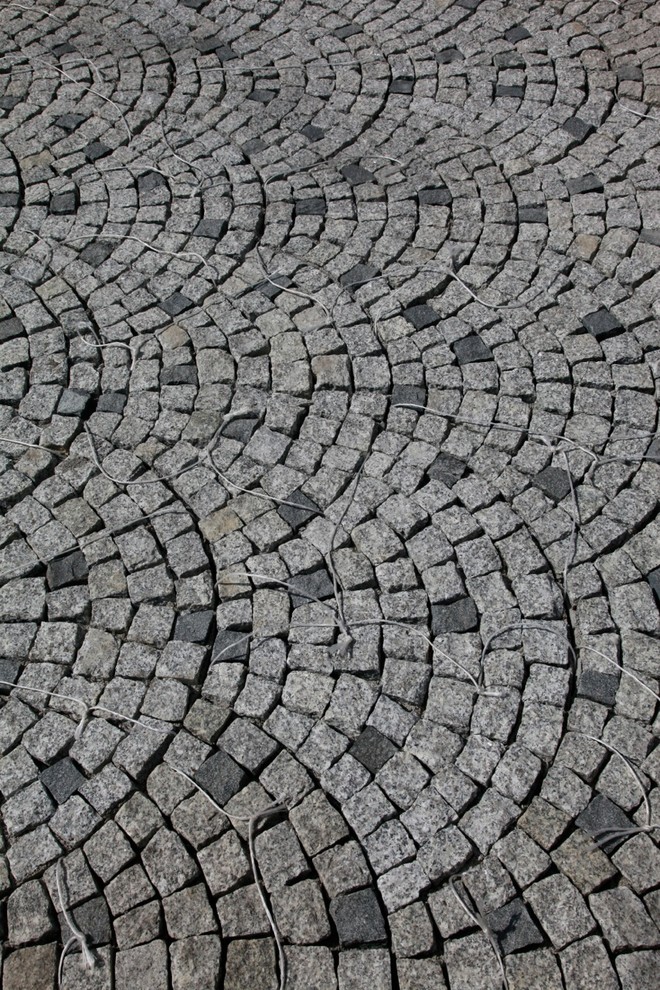 Fan granite paving - Traditional - Landscape - Other - by KATA Mosaic ...